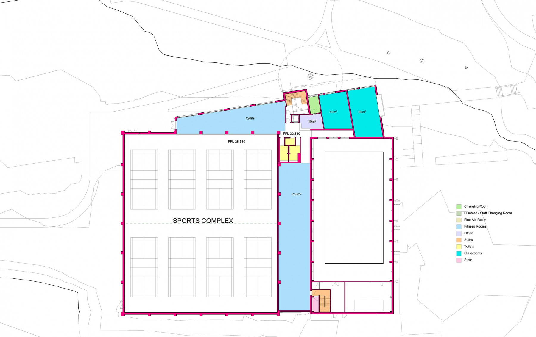 Hurstpierpoint College Swimming Pool & Sports Facility | Miller Bourne ...